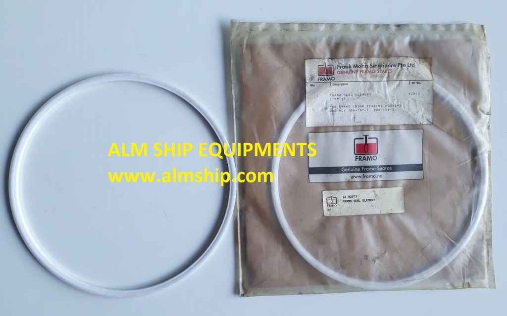 SEAL ELEMENT ID 92072 FOR FRAMO SD300 | ALM SHIP EQUIPMENTS